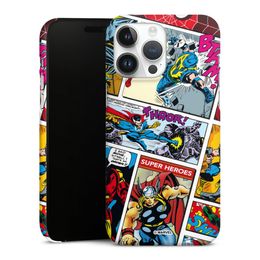 DeinDesign iPhone 14 Pro Max Handy Premium Case Smartphone Handyh&uuml;lle Schutzh&uuml;lle matt Avengers Marvel Comic Premium Case