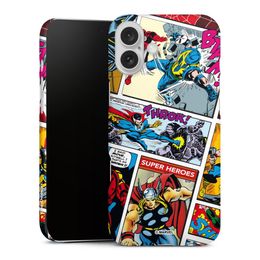 DeinDesign iPhone 16 Plus Handy Premium Case Smartphone Handyh&uuml;lle Schutzh&uuml;lle matt Avengers Marvel Comic Premium Case