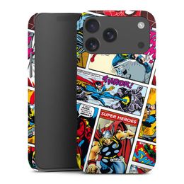 DeinDesign iPhone 17 Pro Max Handy Premium Case Smartphone Handyh&uuml;lle Schutzh&uuml;lle gl&auml;nzend Avengers Marvel Comic Premium Case