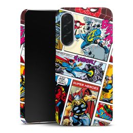 DeinDesign Galaxy A36 5G Handy Premium Case Smartphone Handyh&uuml;lle Schutzh&uuml;lle matt Avengers Marvel Comic Premium Case