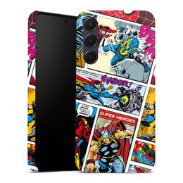 DeinDesign Galaxy A55 5G Handy Premium Case Smartphone Handyh&uuml;lle Schutzh&uuml;lle gl&auml;nzend Avengers Marvel Comic Premium Case