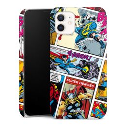 DeinDesign iPhone 12 mini Handy Premium Case Smartphone Handyh&uuml;lle Schutzh&uuml;lle matt Avengers Marvel Comic Premium Case
