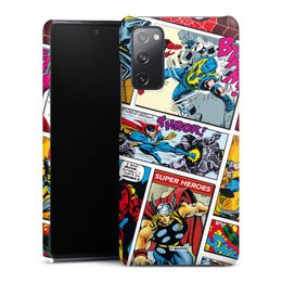 DeinDesign Galaxy S20 FE Handy Premium Case Smartphone Handyh&uuml;lle Schutzh&uuml;lle matt Avengers Comic Marvel Premium Case