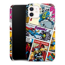 DeinDesign iPhone 12 Handy Premium Case Smartphone Handyh&uuml;lle Schutzh&uuml;lle matt Avengers Marvel Comic Premium Case