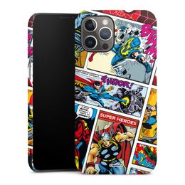 DeinDesign iPhone 12 Pro Max Handy Premium Case Smartphone Handyh&uuml;lle Schutzh&uuml;lle matt Avengers Marvel Comic Premium Case
