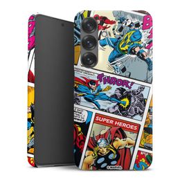 DeinDesign Galaxy S25 Handy Premium Case Smartphone Handyh&uuml;lle Schutzh&uuml;lle matt Avengers Marvel Comic Premium Case