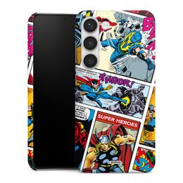 DeinDesign Galaxy S23 Handy Premium Case Smartphone Handyh&uuml;lle Schutzh&uuml;lle matt Avengers Marvel Comic Premium Case
