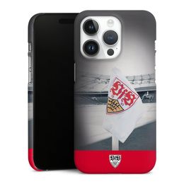 DeinDesign iPhone 14 Pro Handy Premium Case Smartphone Handyh&uuml;lle Schutzh&uuml;lle matt Vfb Stuttgart Bundesliga Official Licensed Product Premium Case