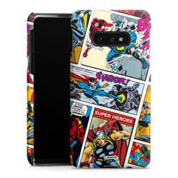 DeinDesign Galaxy S10e Handy Premium Case Smartphone Handyh&uuml;lle Schutzh&uuml;lle matt Avengers Marvel Comic Premium Case