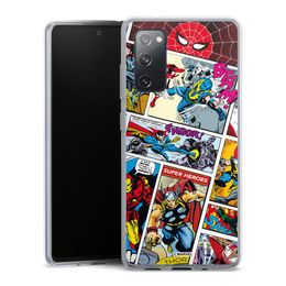 DeinDesign Galaxy S20 FE 5G Handy Silikon H&uuml;lle Case transparent Handyh&uuml;lle Avengers Marvel Comic Silikon Case