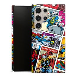 DeinDesign Galaxy S24 Ultra Handy Premium Case Smartphone Handyh&uuml;lle Schutzh&uuml;lle gl&auml;nzend Avengers Marvel Comic Premium Case