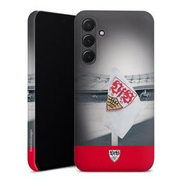 DeinDesign Galaxy A35 5G Handy Premium Case Smartphone Handyh&uuml;lle Schutzh&uuml;lle matt Vfb Stuttgart Bundesliga Official Licensed Product Premium Case