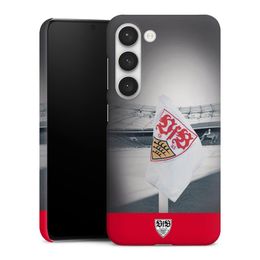 DeinDesign Galaxy S23 Handy Premium Case Smartphone Handyh&uuml;lle Schutzh&uuml;lle matt Vfb Stuttgart Bundesliga Official Licensed Product Premium Case