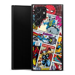 DeinDesign Galaxy S22 Ultra Handy Silikon H&uuml;lle Case schwarz Handyh&uuml;lle Avengers Marvel Comic