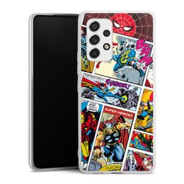 DeinDesign Galaxy A53 5G Handy Silikon H&uuml;lle Case transparent Handyh&uuml;lle Avengers Comic Marvel Silikon Case