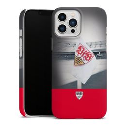 DeinDesign iPhone 13 Pro Max Handy Premium Case Smartphone Handyh&uuml;lle Schutzh&uuml;lle matt Vfb Stuttgart Bundesliga Official Licensed Product Premium Case