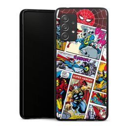 DeinDesign Galaxy A52s 5G Handy Silikon H&uuml;lle Case schwarz Handyh&uuml;lle Avengers Marvel Comic