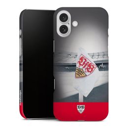 DeinDesign iPhone 16 Plus Handy Premium Case Smartphone Handyh&uuml;lle Schutzh&uuml;lle matt Vfb Stuttgart Bundesliga Official Licensed Product Premium Case