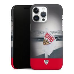 DeinDesign iPhone 14 Pro Max Handy Premium Case Smartphone Handyh&uuml;lle Schutzh&uuml;lle matt Vfb Stuttgart Bundesliga Official Licensed Product Premium Case