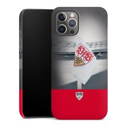 DeinDesign iPhone 12 Pro Max Handy Premium Case Smartphone Handyh&uuml;lle Schutzh&uuml;lle matt Vfb Stuttgart Bundesliga Official Licensed Product Premium Case