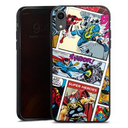 DeinDesign iPhone Xr Handy Silikon H&uuml;lle Case schwarz Handyh&uuml;lle Avengers Marvel Comic