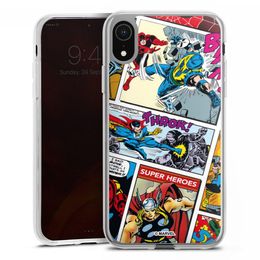 DeinDesign iPhone Xr Handy Silikon H&uuml;lle Case transparent Handyh&uuml;lle Avengers Marvel Comic Silikon Case