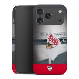 DeinDesign iPhone 17 Pro Handy Premium Case Smartphone Handyh&uuml;lle Schutzh&uuml;lle gl&auml;nzend Vfb Stuttgart Bundesliga Official Licensed Product Premium Case
