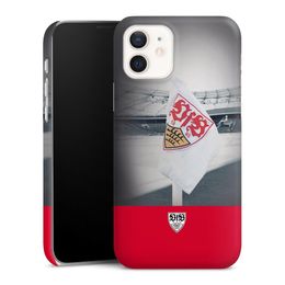 DeinDesign iPhone 12 Handy Premium Case Smartphone Handyh&uuml;lle Schutzh&uuml;lle matt Vfb Stuttgart Bundesliga Official Licensed Product Premium Case