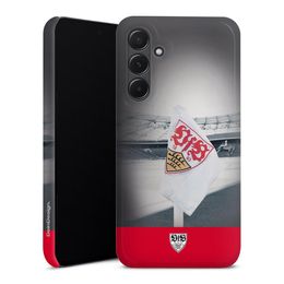 DeinDesign Galaxy A35 5G Handy Premium Case Smartphone Handyh&uuml;lle Schutzh&uuml;lle gl&auml;nzend Vfb Stuttgart Bundesliga Official Licensed Product Premium Case