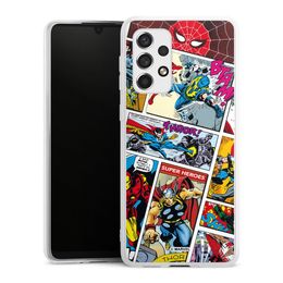 DeinDesign Galaxy A33 5G Handy Silikon H&uuml;lle Case transparent Handyh&uuml;lle Avengers Comic Marvel Silikon Case