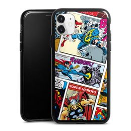 DeinDesign iPhone 11 Handy Silikon H&uuml;lle Case schwarz Handyh&uuml;lle Avengers Marvel Comic