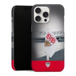 DeinDesign iPhone 15 Pro Max Handy Premium Case Smartphone Handyh&uuml;lle Schutzh&uuml;lle matt Vfb Stuttgart Bundesliga Official Licensed Product Premium Case
