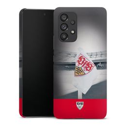DeinDesign Galaxy A53 5G Handy Premium Case Smartphone Handyh&uuml;lle Schutzh&uuml;lle gl&auml;nzend Official Licensed Product Bundesliga Vfb Stuttgart Premium Case