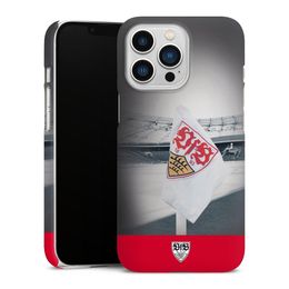 DeinDesign iPhone 13 Pro Handy Premium Case Smartphone Handyh&uuml;lle Schutzh&uuml;lle matt Vfb Stuttgart Bundesliga Official Licensed Product Premium Case