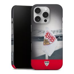 DeinDesign iPhone 16 Pro Handy Premium Case Smartphone Handyh&uuml;lle Schutzh&uuml;lle matt Vfb Stuttgart Bundesliga Official Licensed Product Premium Case