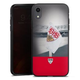 DeinDesign iPhone Xr Handy Silikon H&uuml;lle Case schwarz Handyh&uuml;lle Vfb Stuttgart Bundesliga Official Licensed Product