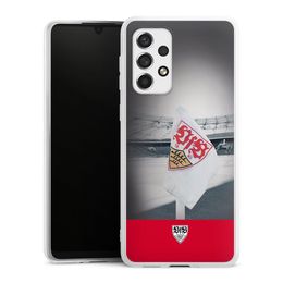 DeinDesign Galaxy A33 5G Handy Silikon H&uuml;lle Case transparent Handyh&uuml;lle Official Licensed Product Bundesliga Vfb Stuttgart Silikon Case