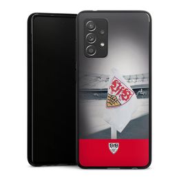 DeinDesign Galaxy A52s 5G Handy Silikon H&uuml;lle Case schwarz Handyh&uuml;lle Vfb Stuttgart Bundesliga Official Licensed Product