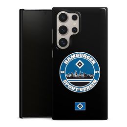 DeinDesign Galaxy S24 Ultra Handy Premium Case Smartphone Handyh&uuml;lle Schutzh&uuml;lle gl&auml;nzend Hsv Logo Hamburger Sv Premium Case