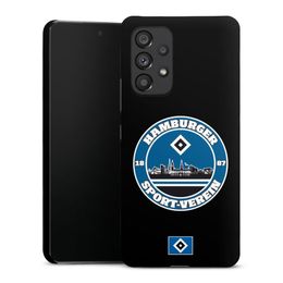 DeinDesign Galaxy A53 5G Handy Premium Case Smartphone Handyh&uuml;lle Schutzh&uuml;lle matt Logo Hamburger Sv Hsv Premium Case