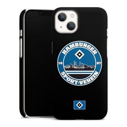DeinDesign iPhone 13 Handy Premium Case Smartphone Handyh&uuml;lle Schutzh&uuml;lle matt Hsv Logo Hamburger Sv Premium Case