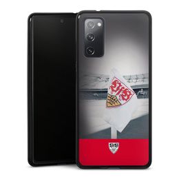 DeinDesign Galaxy S20 FE 5G Handy Silikon H&uuml;lle Case schwarz Handyh&uuml;lle Official Licensed Product Bundesliga Vfb Stuttgart