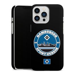 DeinDesign iPhone 13 Pro Handy Premium Case Smartphone Handyh&uuml;lle Schutzh&uuml;lle matt Hsv Logo Hamburger Sv Premium Case
