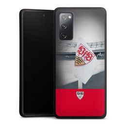 DeinDesign Galaxy S20 FE Handy Premium Silikon H&uuml;lle Handyh&uuml;lle schwarz Case Official Licensed Product Bundesliga Vfb Stuttgart Silikon Premium Case