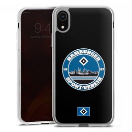DeinDesign iPhone Xr Handy Silikon H&uuml;lle Case transparent Handyh&uuml;lle Hsv Logo Hamburger Sv Silikon Case