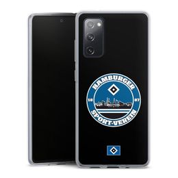 DeinDesign Galaxy S20 FE 5G Handy Silikon H&uuml;lle Case transparent Handyh&uuml;lle Logo Hamburger Sv Hsv Silikon Case