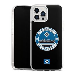 DeinDesign iPhone 13 Pro Max Handy Silikon H&uuml;lle Case transparent Handyh&uuml;lle Hsv Logo Hamburger Sv Silikon Case