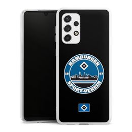 DeinDesign Galaxy A33 5G Handy Silikon H&uuml;lle Case transparent Handyh&uuml;lle Logo Hamburger Sv Hsv Silikon Case