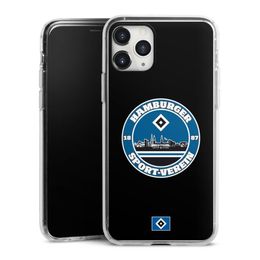DeinDesign iPhone 11 Pro Max Handy Silikon H&uuml;lle Case transparent Handyh&uuml;lle Hsv Logo Hamburger Sv Silikon Case
