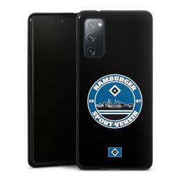 DeinDesign Galaxy S20 FE 5G Handy Silikon H&uuml;lle Case schwarz Handyh&uuml;lle Logo Hamburger Sv Hsv